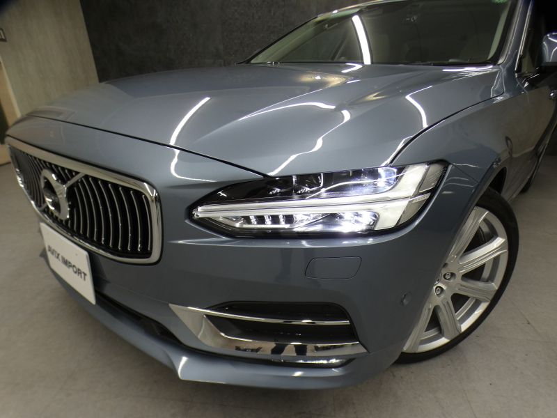 ボルボ S90 S90 T6 AWD ｲﾝｽｸﾘﾌﾟｼｮﾝ 禁煙 ﾍﾞｰｼﾞｭ革 ｶﾞﾗｽSR Bowers&Wilkins CitySafety ACC HUD 全周C 9ｲﾝﾁﾀｯﾁ ...